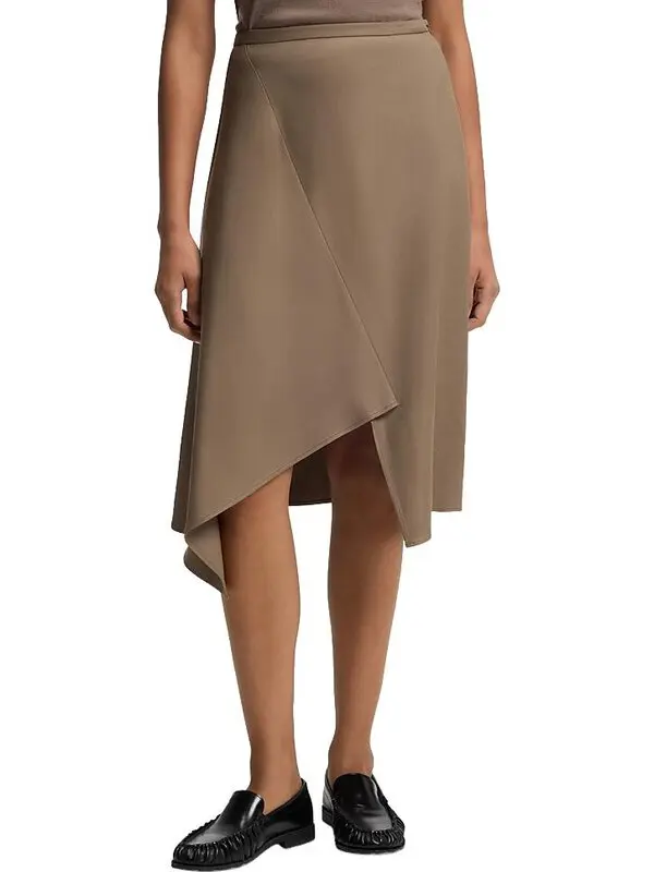 BOSS Voxana Asymmetric Skirt - Beige Overflow