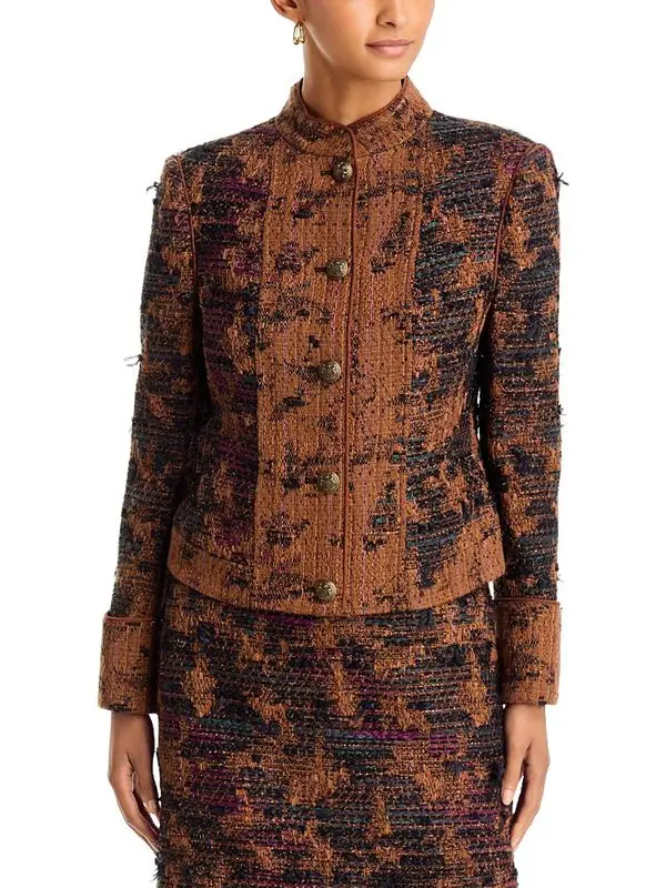 Kobi Halperin Parker Printed Jacket - Brown Multi