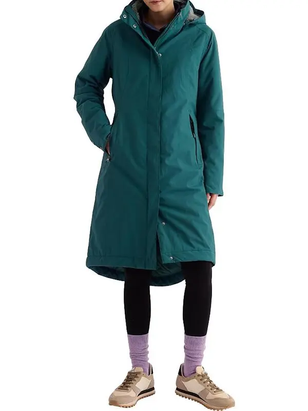 SEASALT CORNWALL Janelle Waterproof Hooded Raincoat - Loch