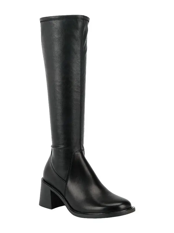 VAGABOND SHOEMAKERS Vega Leather Knee High Boots - Black