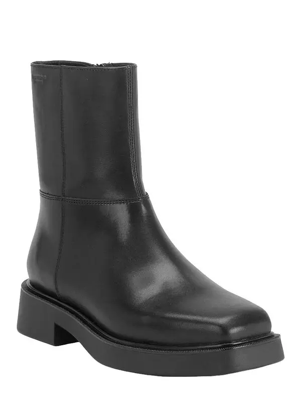 VAGABOND SHOEMAKERS Jillian Leather Mid Calf Boots - Black