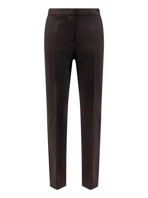Max Mara Stretch Virgin Wool Trousers - Multicolor