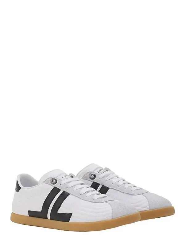 LANVIN Glen 2.0 Sneakers In Nylon - White/black
