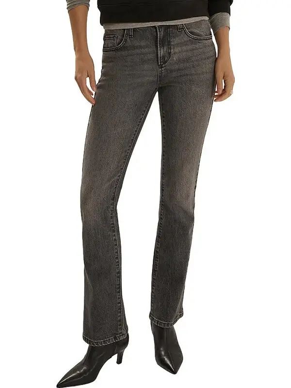 FAVORITE DAUGHTER The Alba Low Rise Bootcut Jeans - Durango