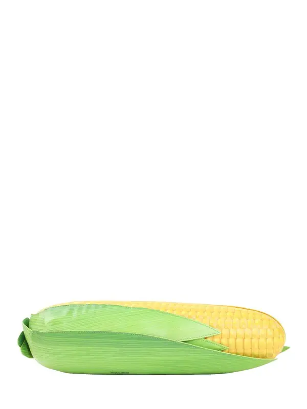 Moschino Leather Corn Cab Clutch Bag - Multicolor