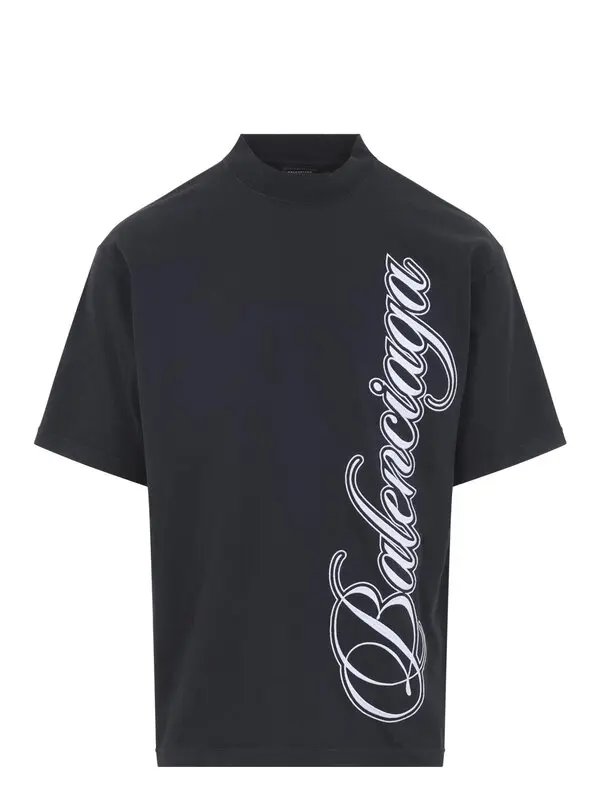Balenciaga Medium Fit T-shirt - Black