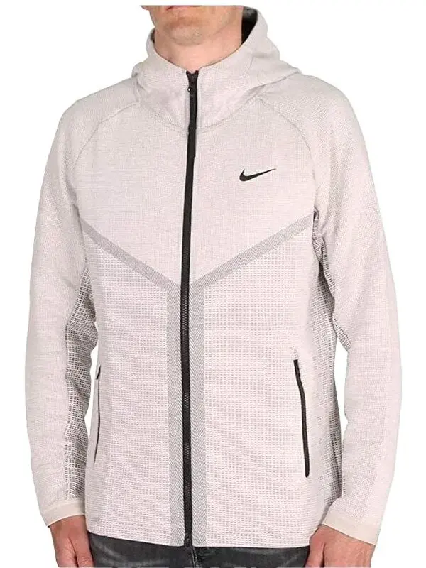Nike Sportswear Tech Pack Windrunner Full-zip Hoodie - Light Bone/black