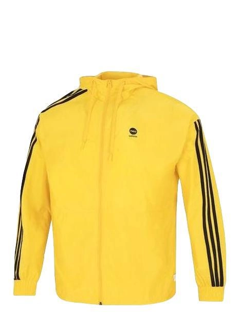 Adidas Neo Essentials Windbreaker Jacket Hn6627 - Yellow/black