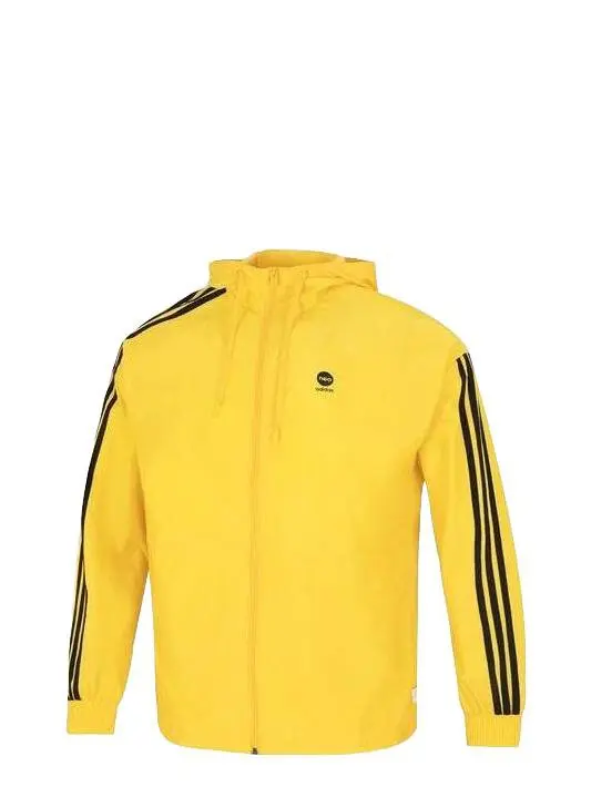 Adidas Neo Essentials Windbreaker Jacket Hn6627 - Yellow/black