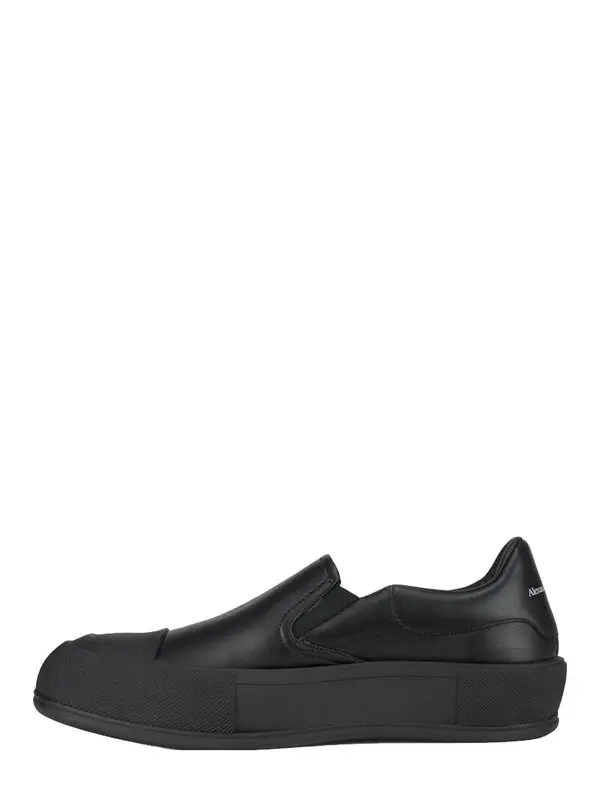 Alexander McQueen Deck Skate Plimsoll - Black