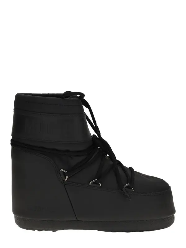 Moon Boot Icon Low Rubber Boots - Black
