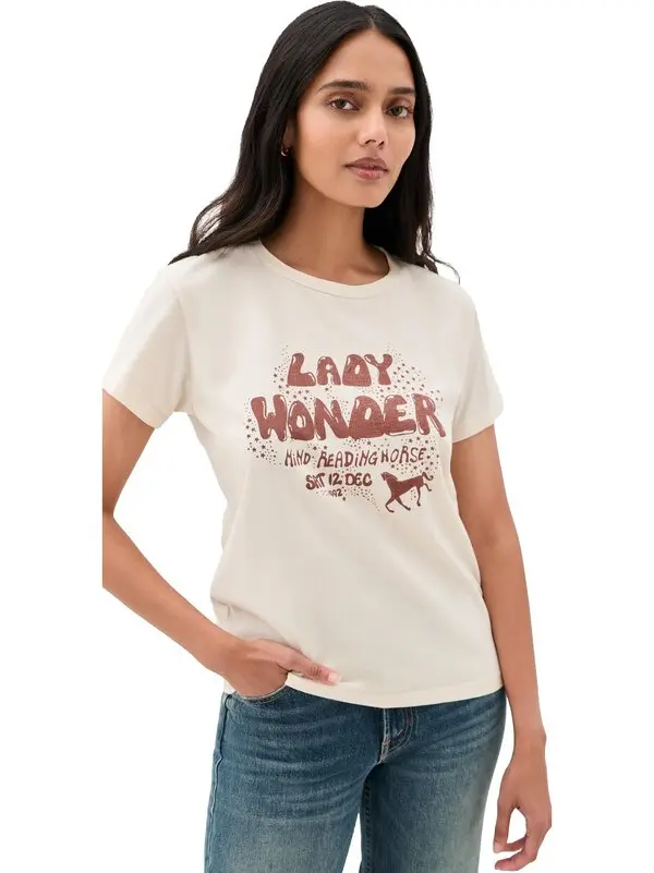 MOTHER The Boxy Goodie Goodie Tee - Lady Wonder