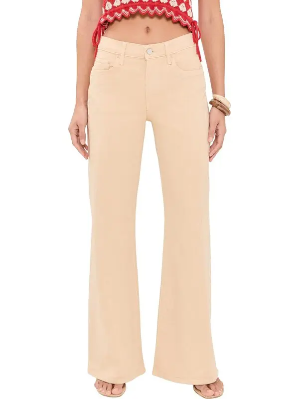 MOTHER Mr Sidestepper Twist Sneak Jeans - Winter Wheat