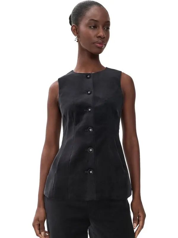 Saloni Alia Waistcoat - Black