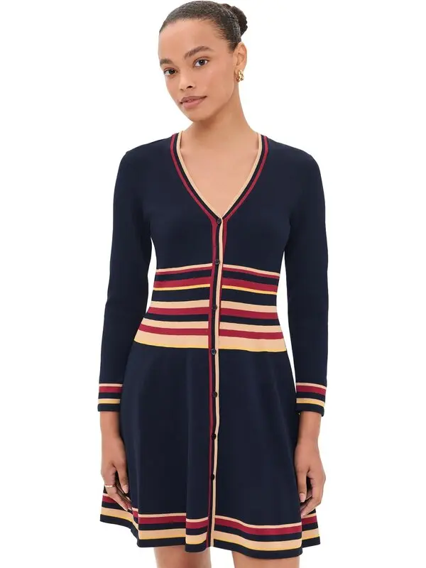 Shoshanna Pauli Dress - Navy Multi