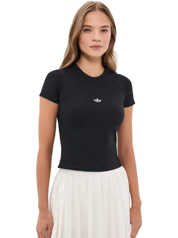 Adidas Essentials Slim Tee - Black