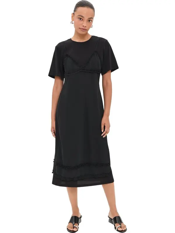 Ulla Johnson Tallis Cotton Dress - Noir