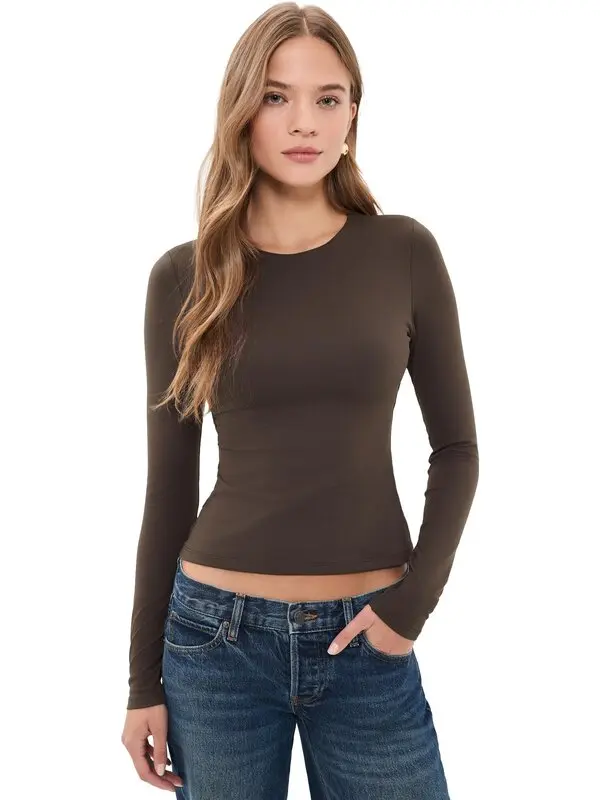 Susana Monaco Essential Crew Top - Java