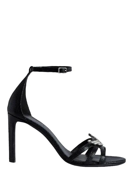Zadig&Voltaire Amee Wing Court Shoes - Black