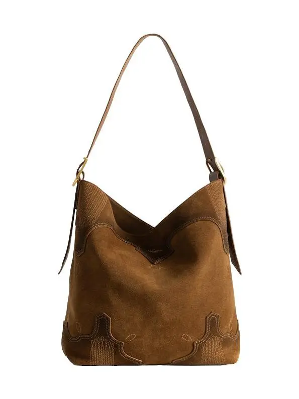 Zadig&Voltaire Jane Western Hobo Bag - Cognac