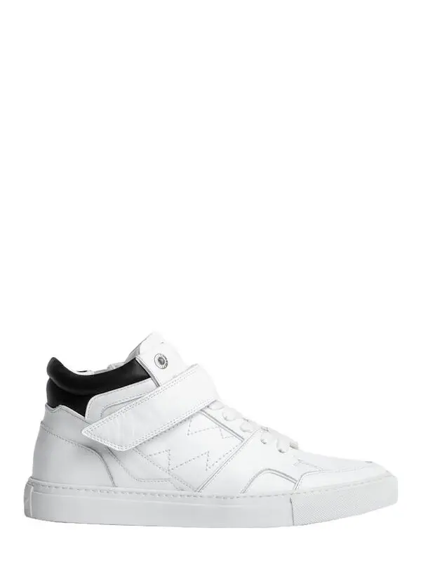 Zadig&Voltaire Zv1747 Mid Flash Sneakers - White