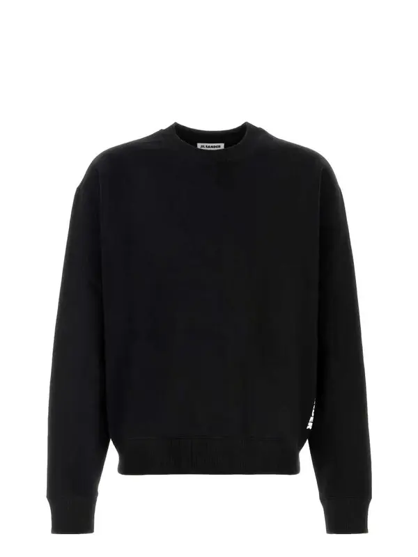 JIL SANDER Crew-neck Sweatshirt - Black