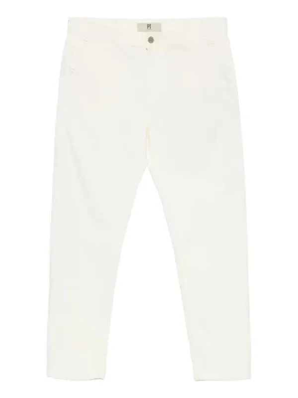 PT TORINO Corduroy Tapered Trousers - Neutrals