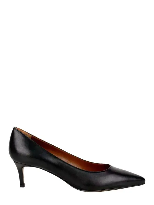 Roberto Festa Leather Pointed-toe Pumps - Black