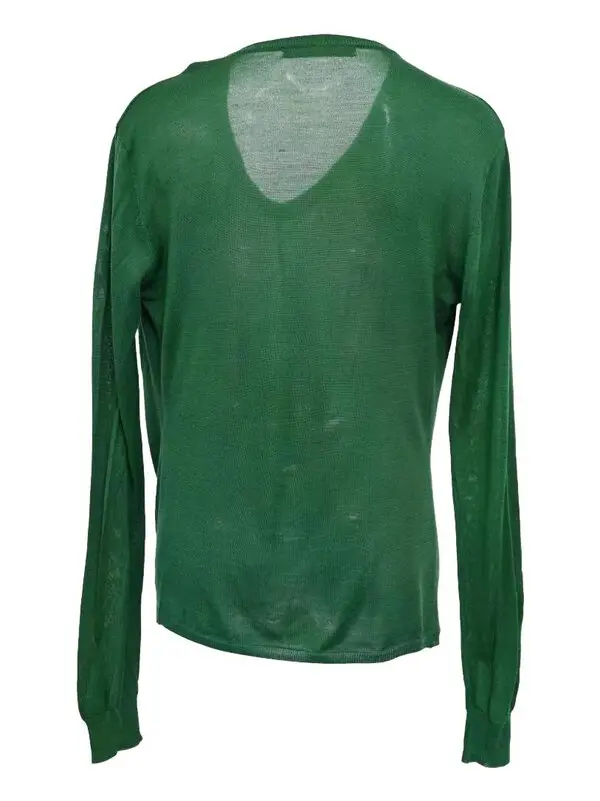 Balenciaga Cowl Neck Blouse - Green