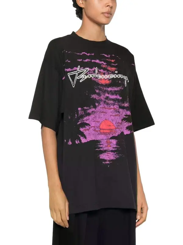 Balenciaga Dream Medium Fit T-shirt - Black