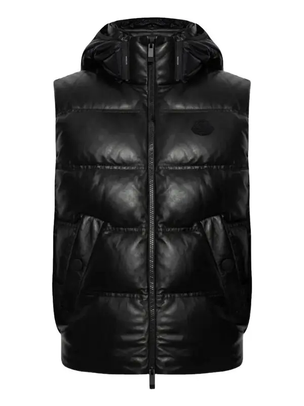 Moncler Impression Padded Gilet - Black