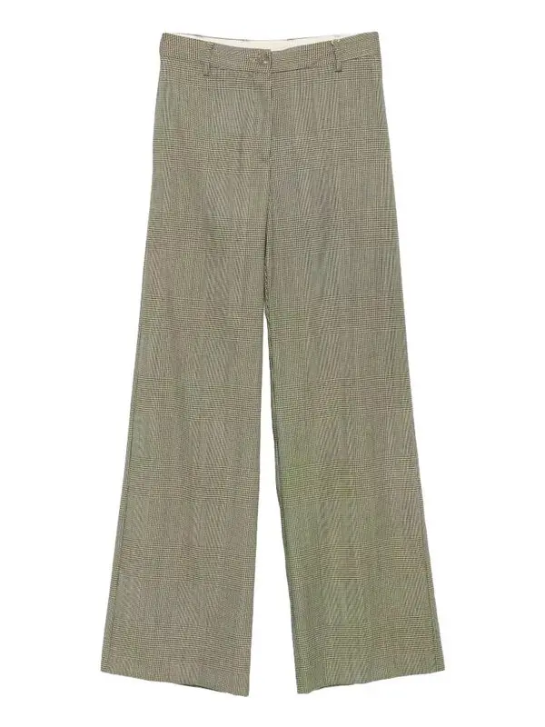 Momoni Aron Prince Of Wales Check Trousers - Neutrals