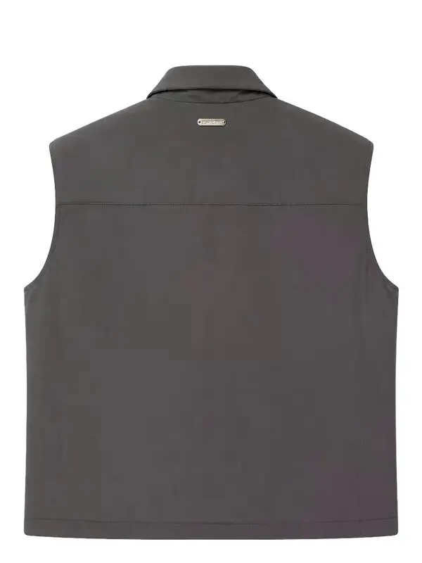 TOMBOLINI Logo-plaque Zip-up Gilet - Blue