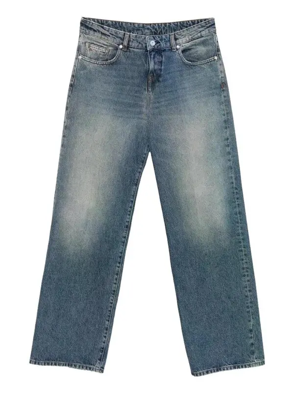 NINE:INTHE:MORNING Rocio Belt-loop Jeans - Blue