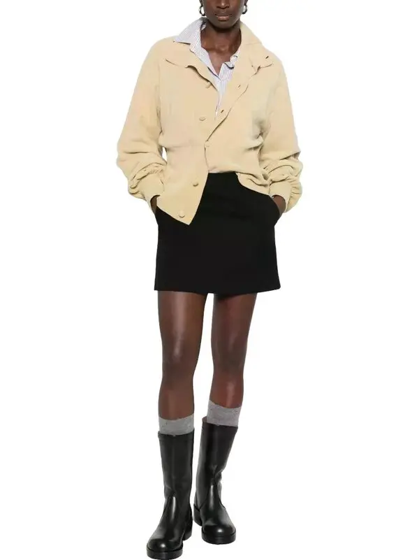 DUNST A-line Mini Skirt - Black