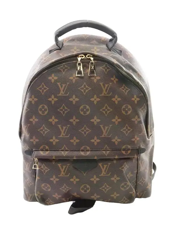 LOUIS VUITTON Monogram Palm Springs Mm Backpack - Brown