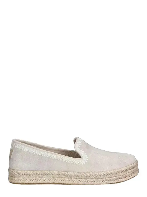 Toms Whipstitch-trim Platform Espadrilles - Neutrals
