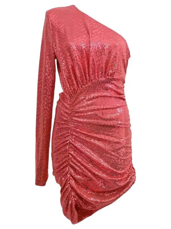 Alexandre Vauthier One-shoulder Sequined Dress - Pink