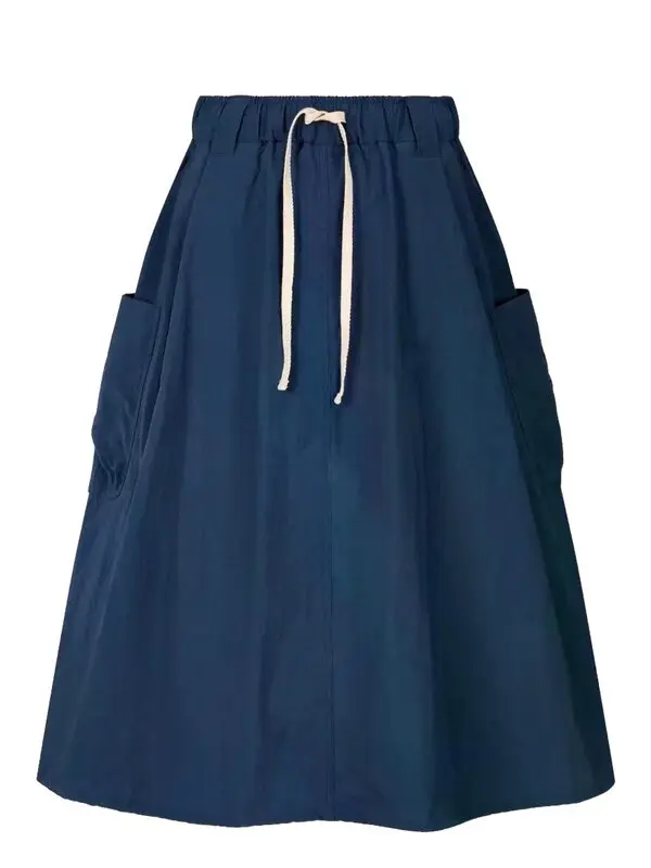 STUDIO TOMBOY Drawstring Cargo Skirt - Blue
