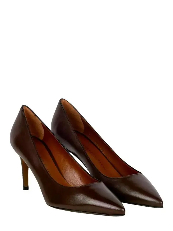 Roberto Festa Pointed-toe Stiletto Heel Pumps - Brown