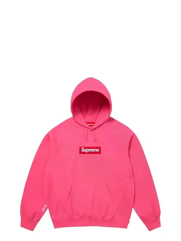 Supreme Box Logo Hooded Sweatshirt - Pink
