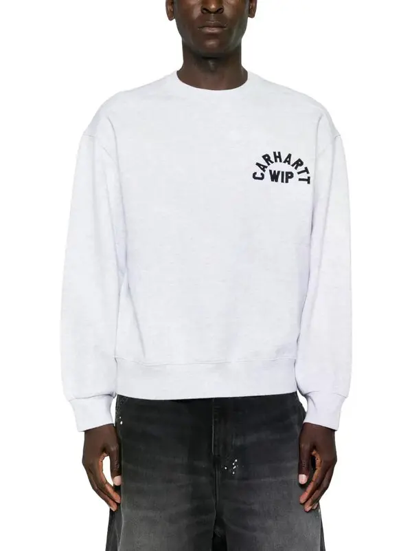 Carhartt Work In Progress Logo-patch Sweatshirt - Grey