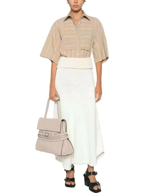 Moschino Striped Short-sleeve Shirt - Neutrals