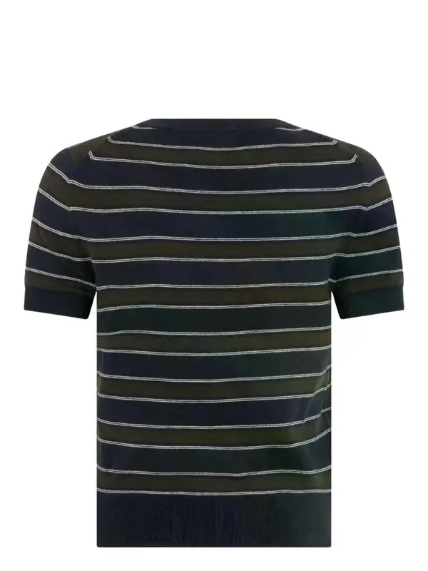 Vince Striped Short-sleeve T-shirt - Blue