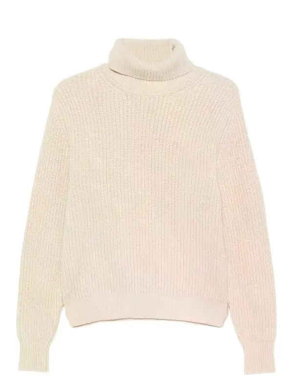 FORTELA Ribbed-knit Roll-neck Sweater - Neutrals