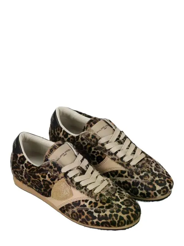 Philippe Model Planche Leopard-print Sneakers - Brown