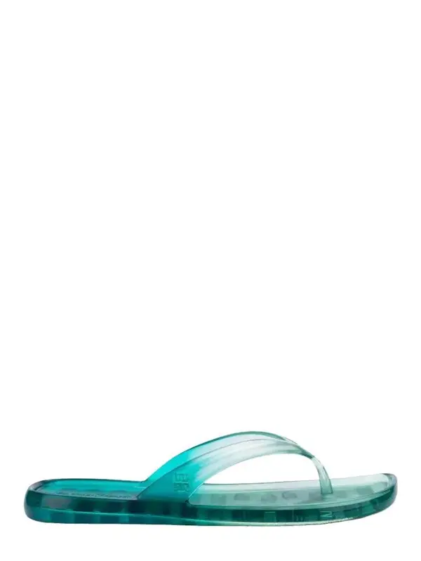 Melissa Logo-embossed Flip Flops - Green