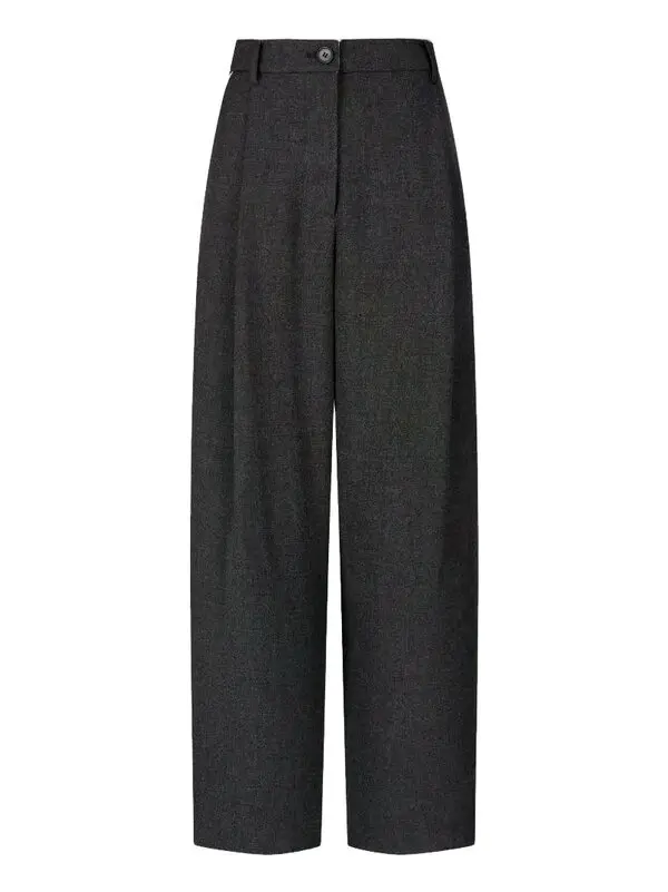 STUDIO TOMBOY Pintuck Trousers - Grey