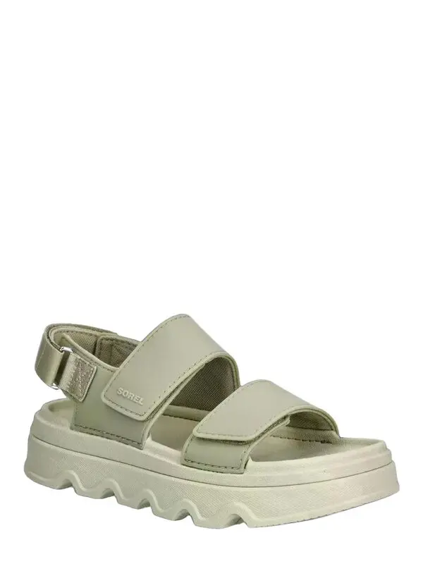 Sorel Touch-strap Platform Sandals - Green