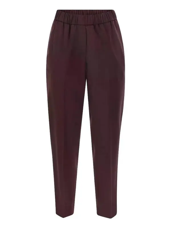 Peserico Punto Luce Tape Trousers - Red